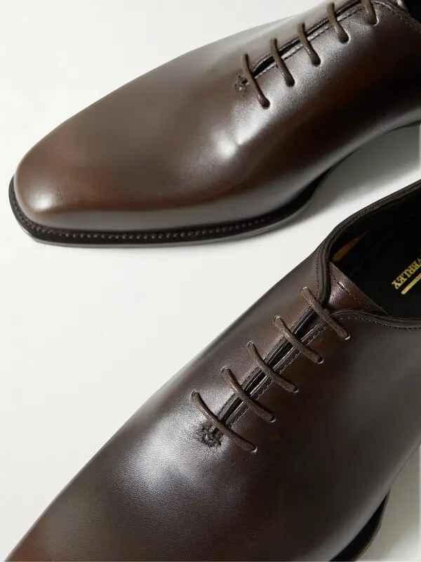 George Cleverley Merlin Whole-cut Leather Oxford Shoes