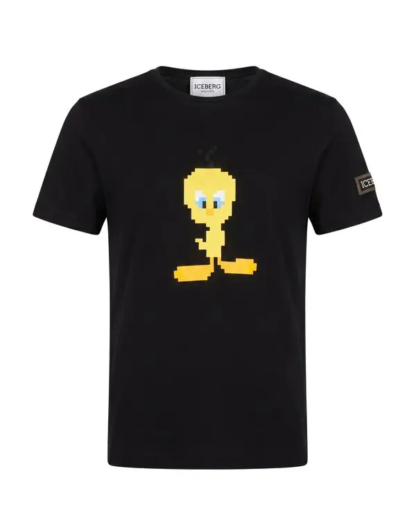 Iceberg Looney Tunes T-shirt Size Cotton - Black