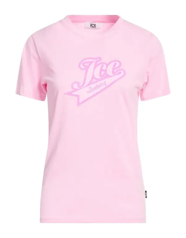 Iceberg Logo-print T-shirt - Pink