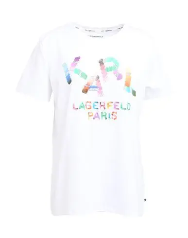 Karl Lagerfeld T-shirt With Appliqués - White