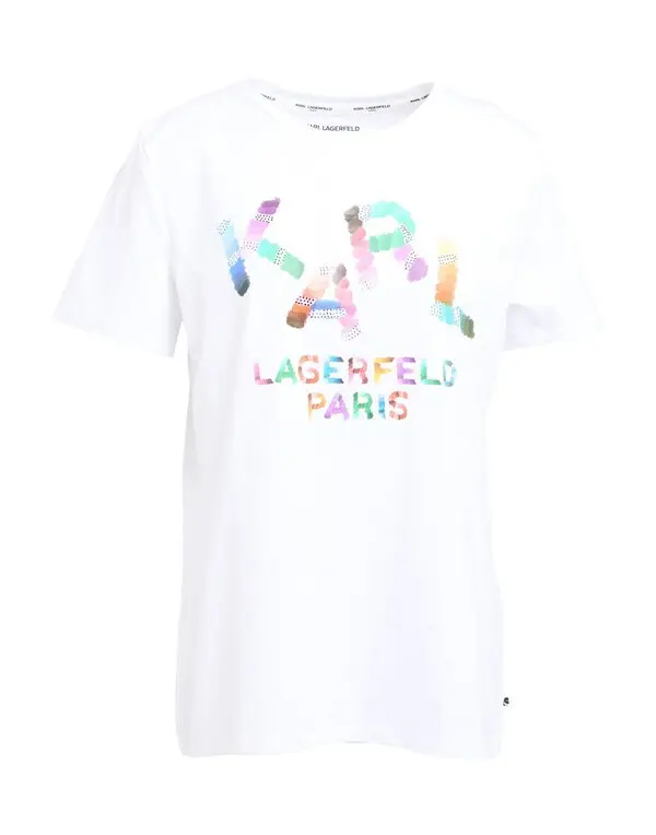 Karl Lagerfeld T-shirt With Appliqués