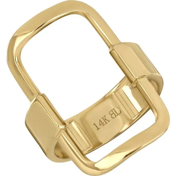 Bony Levy 14k Gold Open Rectangular Ring - 14k Yellow Gold