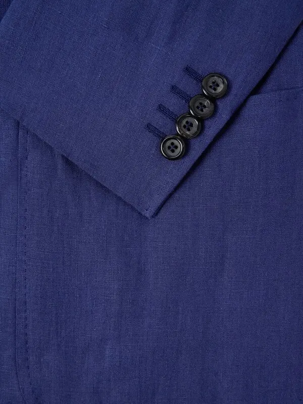 Canali Kei Linen Suit Jacket