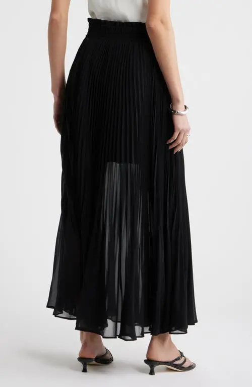 Nordstrom Pleated Chiffon Midi Skirt