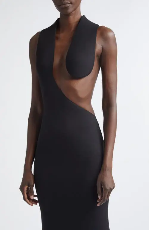 TOM FORD Asymmetric Jersey Gown