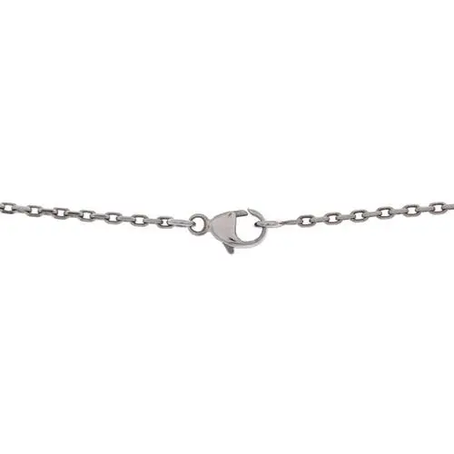 Hermès Pop H Pendant Chain Necklace Metal And Enamel Mini - Silver