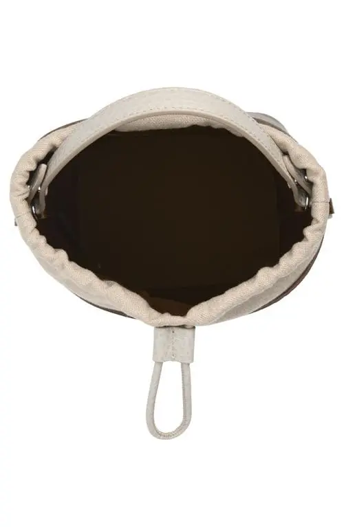 MAISON MARGIELA Small 5ac Leather Bucket Bag - Field/stone
