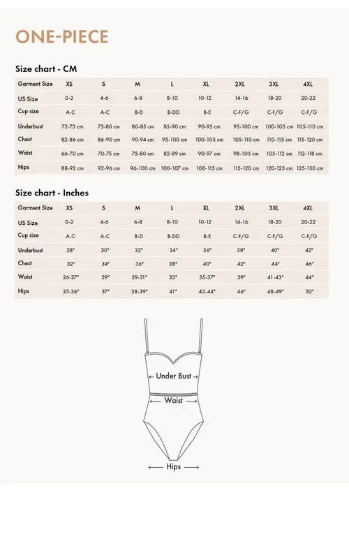 BILIBLOND Kim Rib Lurex V-neck One-piece Swimsuit - Blue Rib Lurex