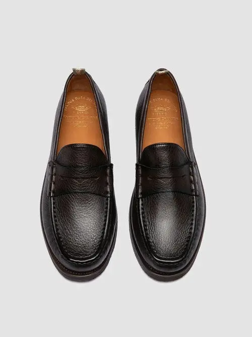 Officine Creative Balfron Flexi 001 Leather Loafers - Brown