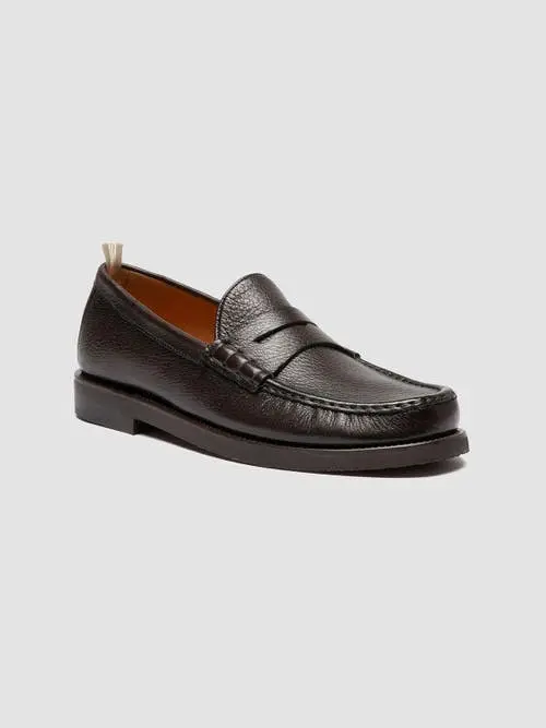 Officine Creative Balfron Flexi 001 Leather Loafers - Brown