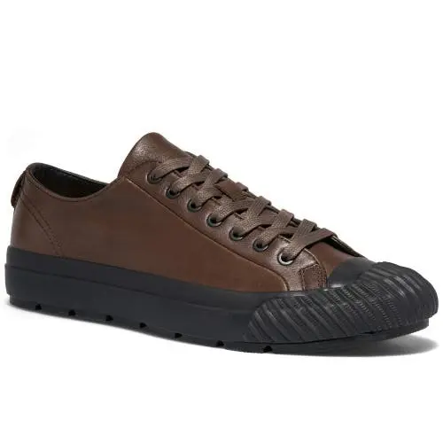 P.F. FLYERS Grounder Leather Low-top Sneakers - Brown