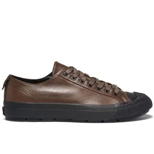 P.F. FLYERS Grounder Leather Low-top Sneakers - Brown