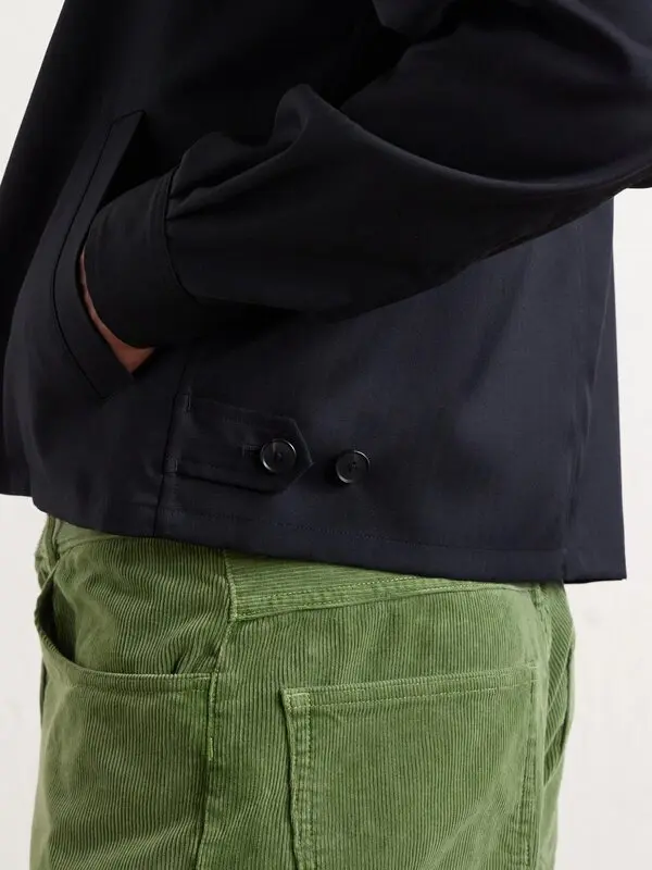 Auralee Herringbone Wool Blouson