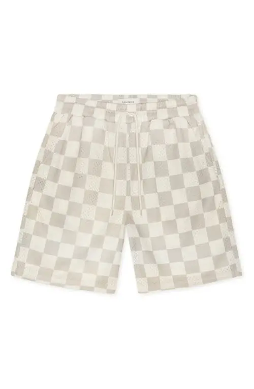 LES DEUX Shawn Mesh Shorts - Light Sand