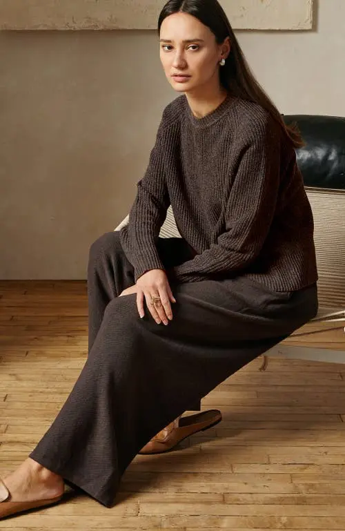 OYUN Wide Leg Pants - Espresso