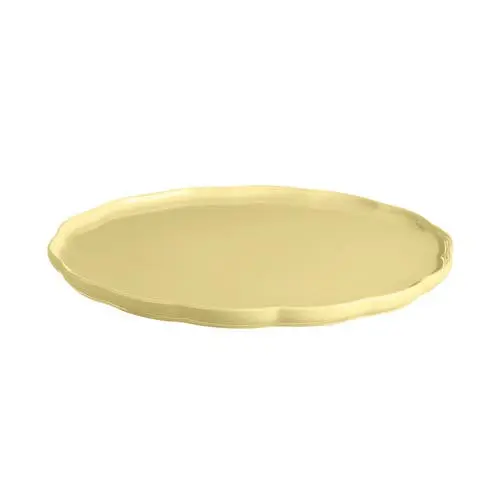 EMILE HENRY Madeleine Round Serving Plate - Vanilla