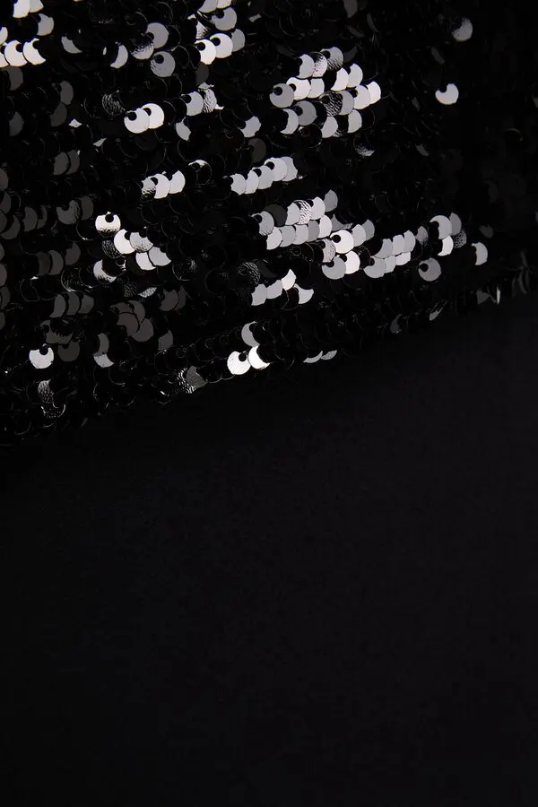 Safiyaa Dominica Sequin-embellished Crepe Midi Dress