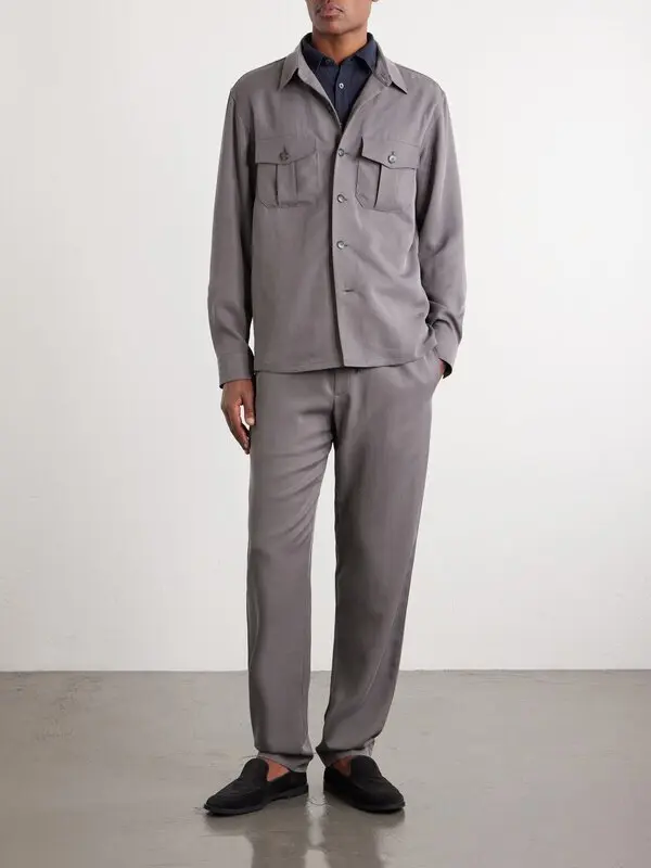 Canali Lyocell Overshirt