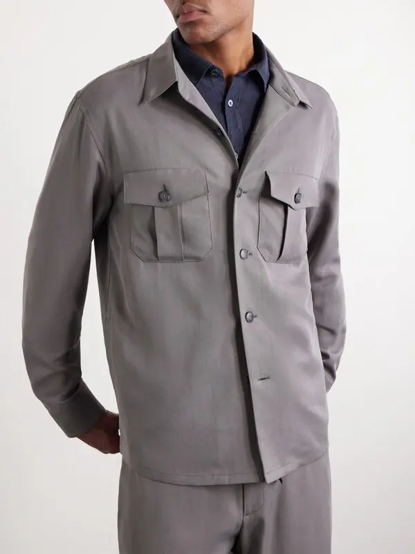 Canali Lyocell Overshirt