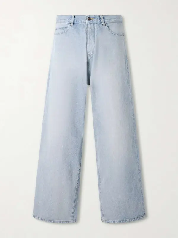 Balenciaga Wide-leg Jeans - Blue