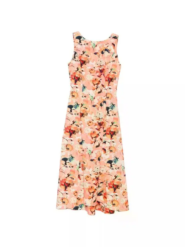Ulla Johnson Georgia Floral-print Midi Dress - Pink