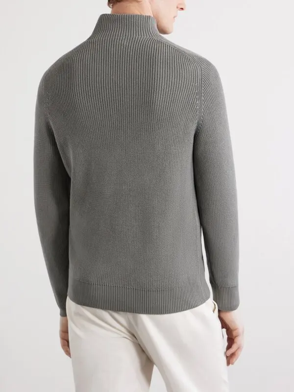 Brunello Cucinelli Knitted Cotton Sweater