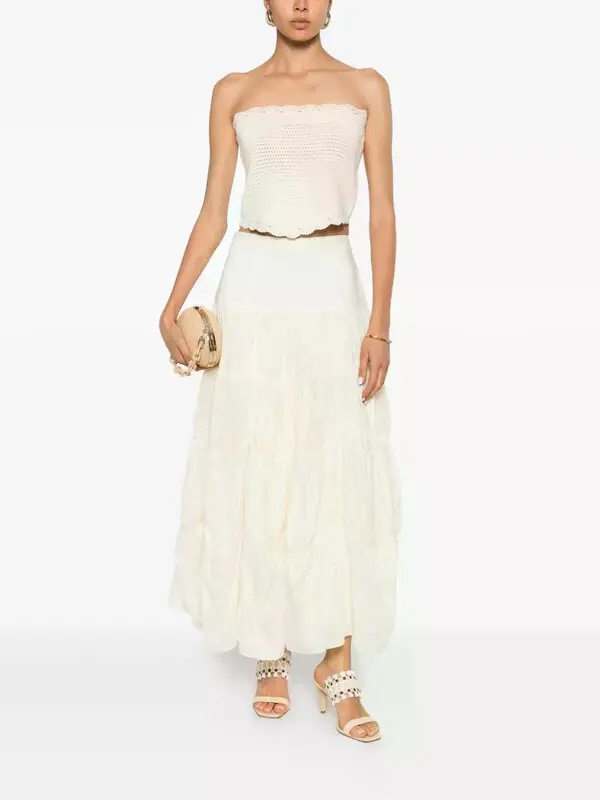 Ulla Johnson Davina Drop-waist Midi Skirt