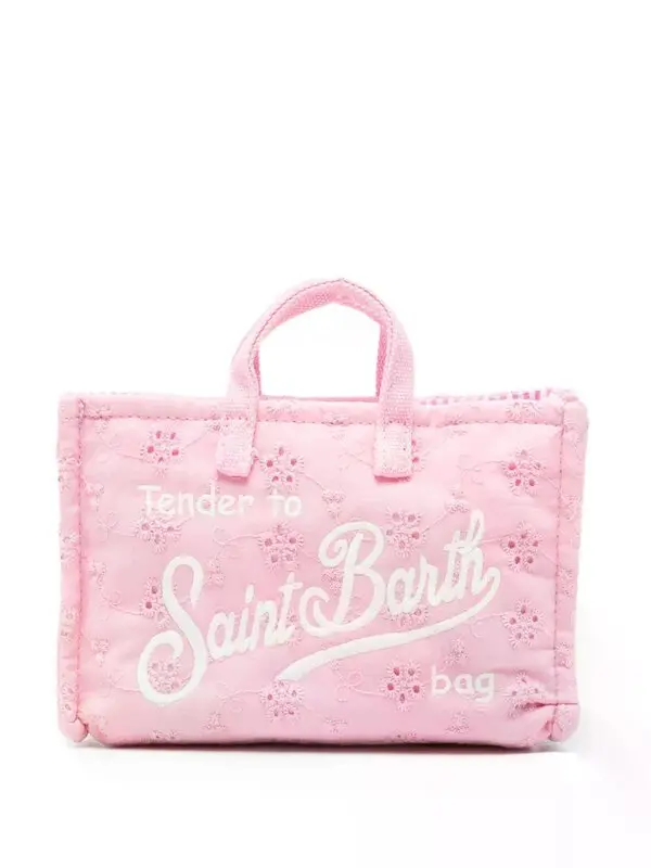 MC2 SAINT BARTH Logo-embroidered Phone Bag - Pink