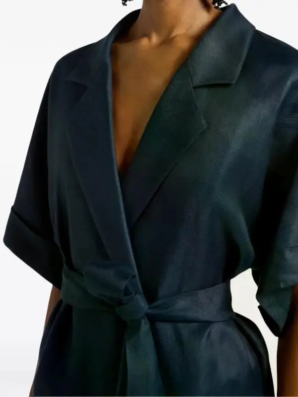 Liviana Conti Belted Short-sleeve Jacket