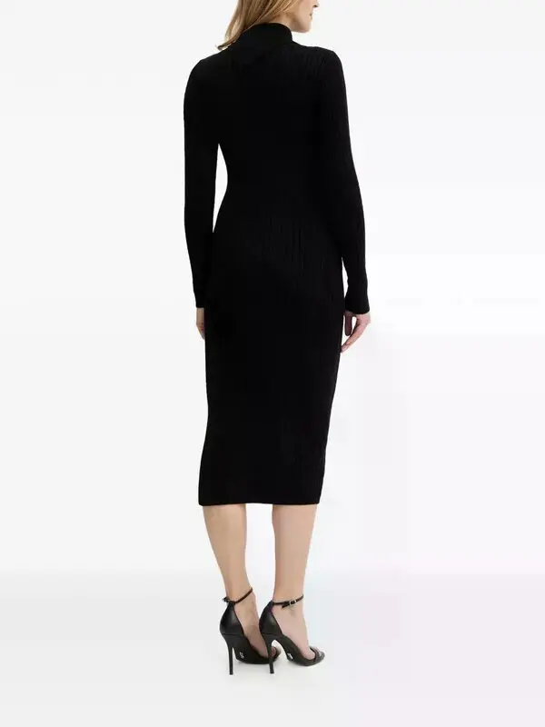 Guess Priscilla Button-detailed Midi Dress - Black