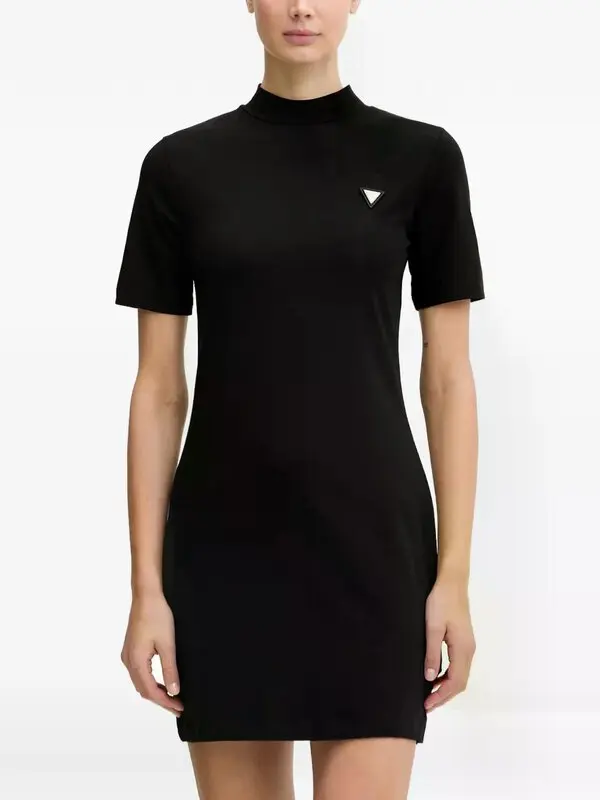 Guess Triangle-logo Mini Dress