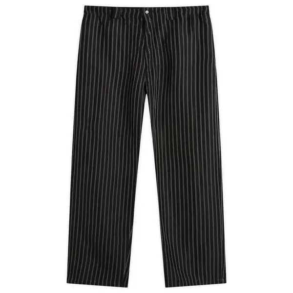 WILLY CHAVARRIA Toluca Pinstripe Pant - Black/white Stripe