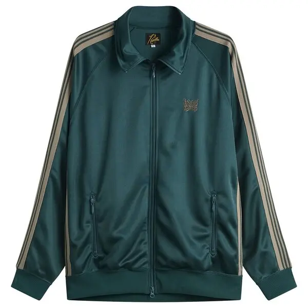Needles Poly Jacquard Track Jacket - Green