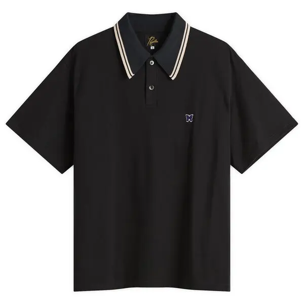 Needles Pique Polo - Black