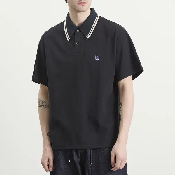 Needles Pique Polo - Black