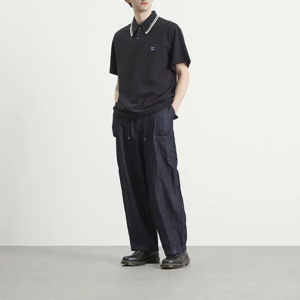 Needles Pique Polo - Black