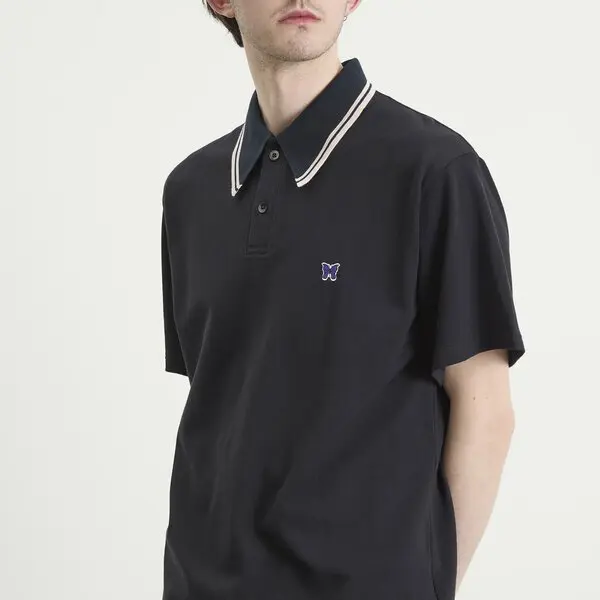 Needles Pique Polo - Black