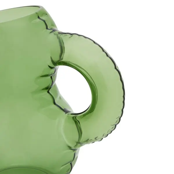 HOME STUDYO Emily Jug Glass - Emerald