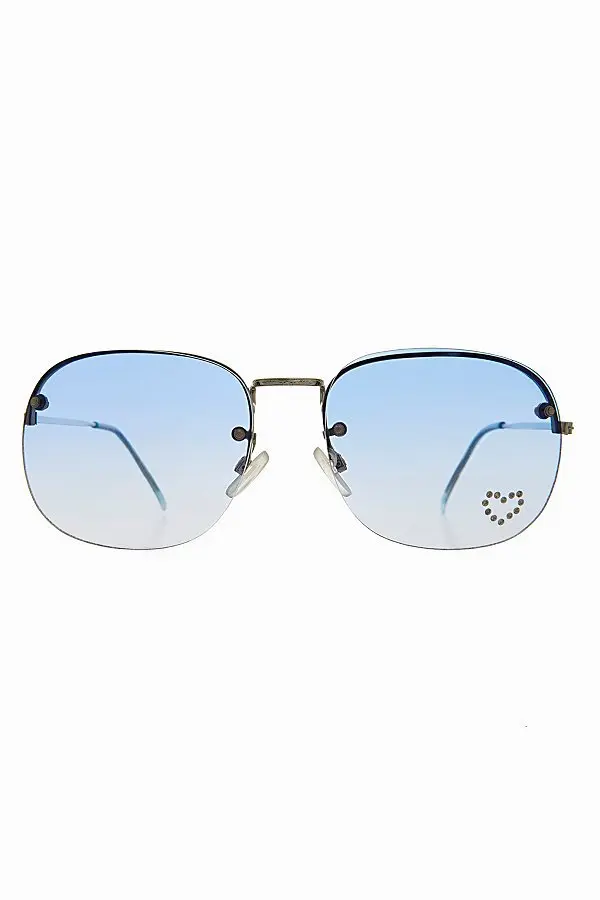 SUNGLASS MUSEUM Vintage Trixie Sunglasses - Blue