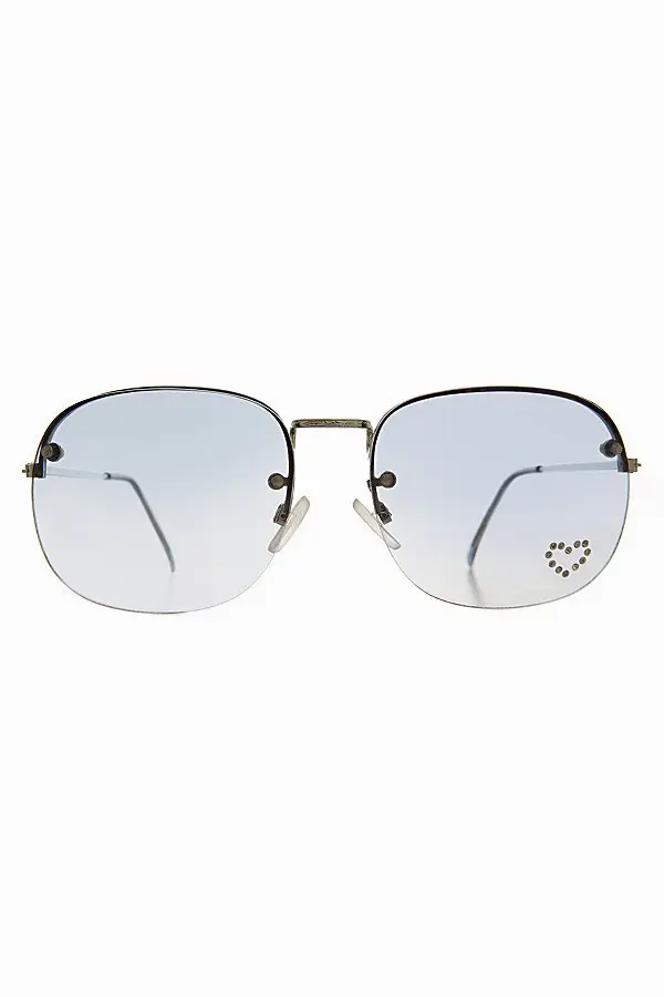 SUNGLASS MUSEUM Vintage Trixie Sunglasses - Light Grey