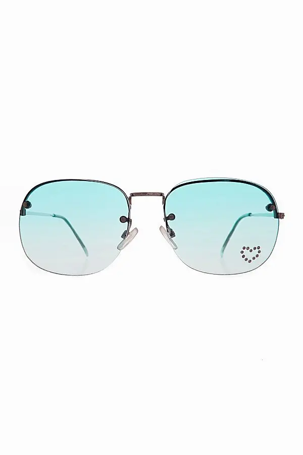 SUNGLASS MUSEUM Vintage Trixie Sunglasses - Mint