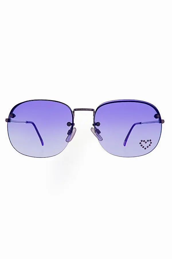 SUNGLASS MUSEUM Vintage Trixie Sunglasses - Purple