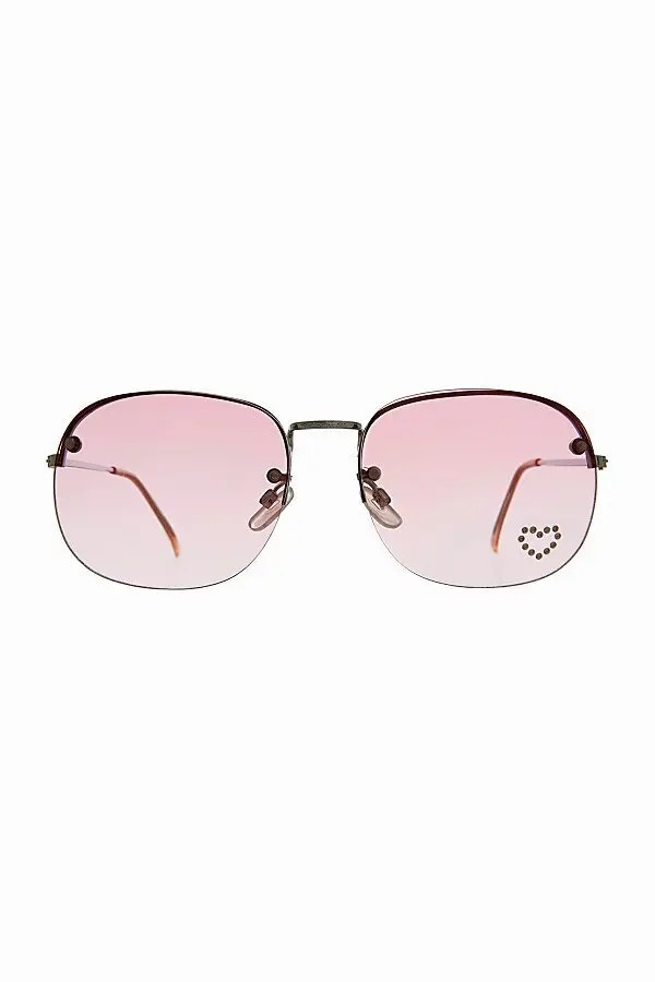 SUNGLASS MUSEUM Vintage Trixie Sunglasses - Rose