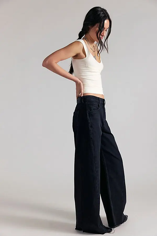Free People We The Free Alter Ego Wide-leg Jeans - Doppelgänger