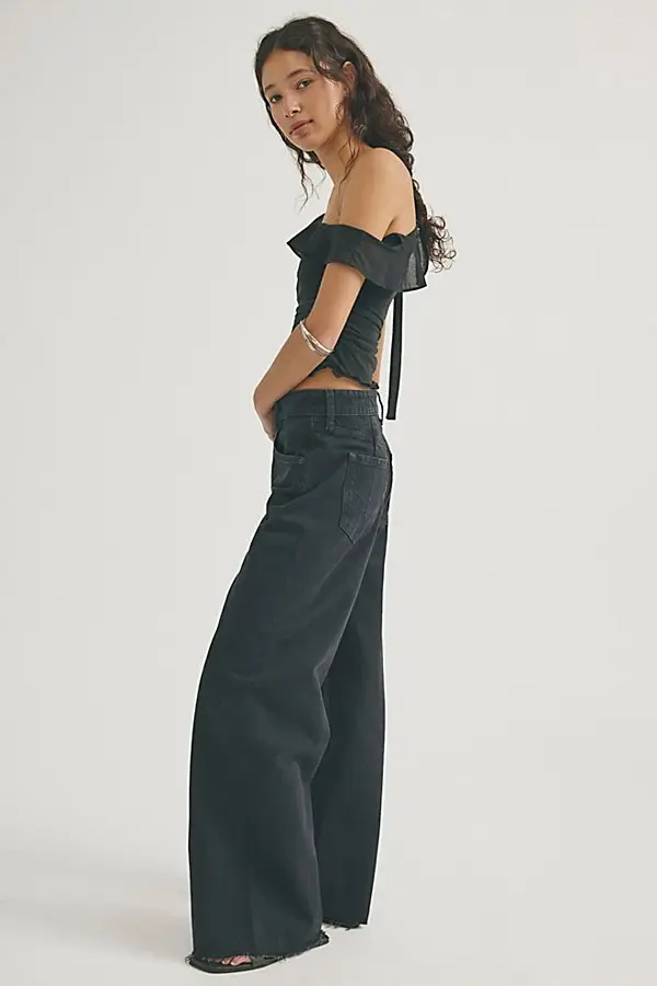 Free People We The Free Alter Ego Wide-leg Jeans - Doppelgänger