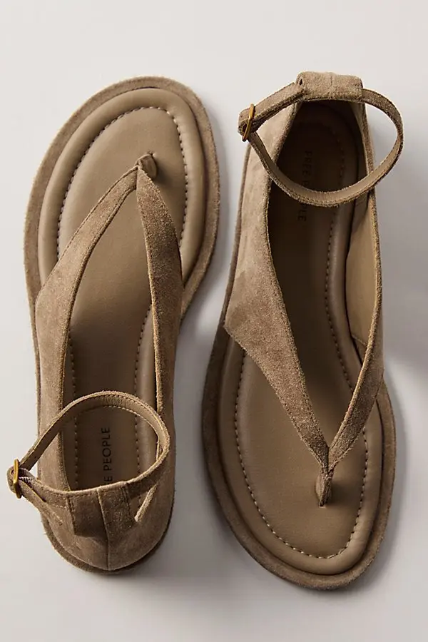 Free People Simone Sandals - Taupe