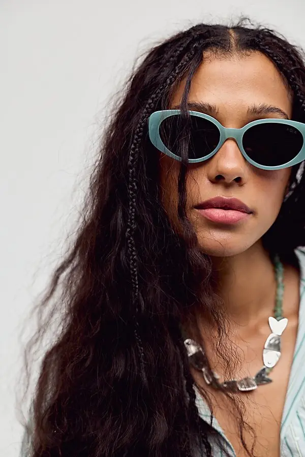 I-SEA Marley Polarized Cat Eye Sunglasses - Sage/smoke