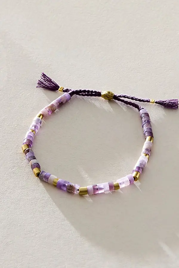 SUN MOON RAIN Fp X Bracelet - Amethyst Earth