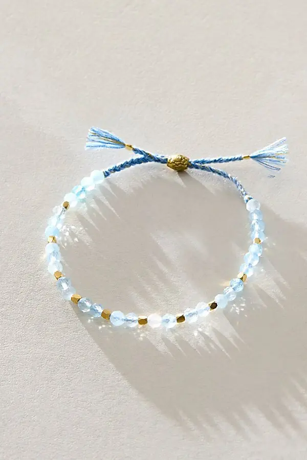 SUN MOON RAIN Fp X Bracelet - Aquamarine Signature