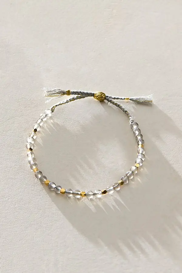 SUN MOON RAIN Fp X Bracelet - Moonstone Grey Signature
